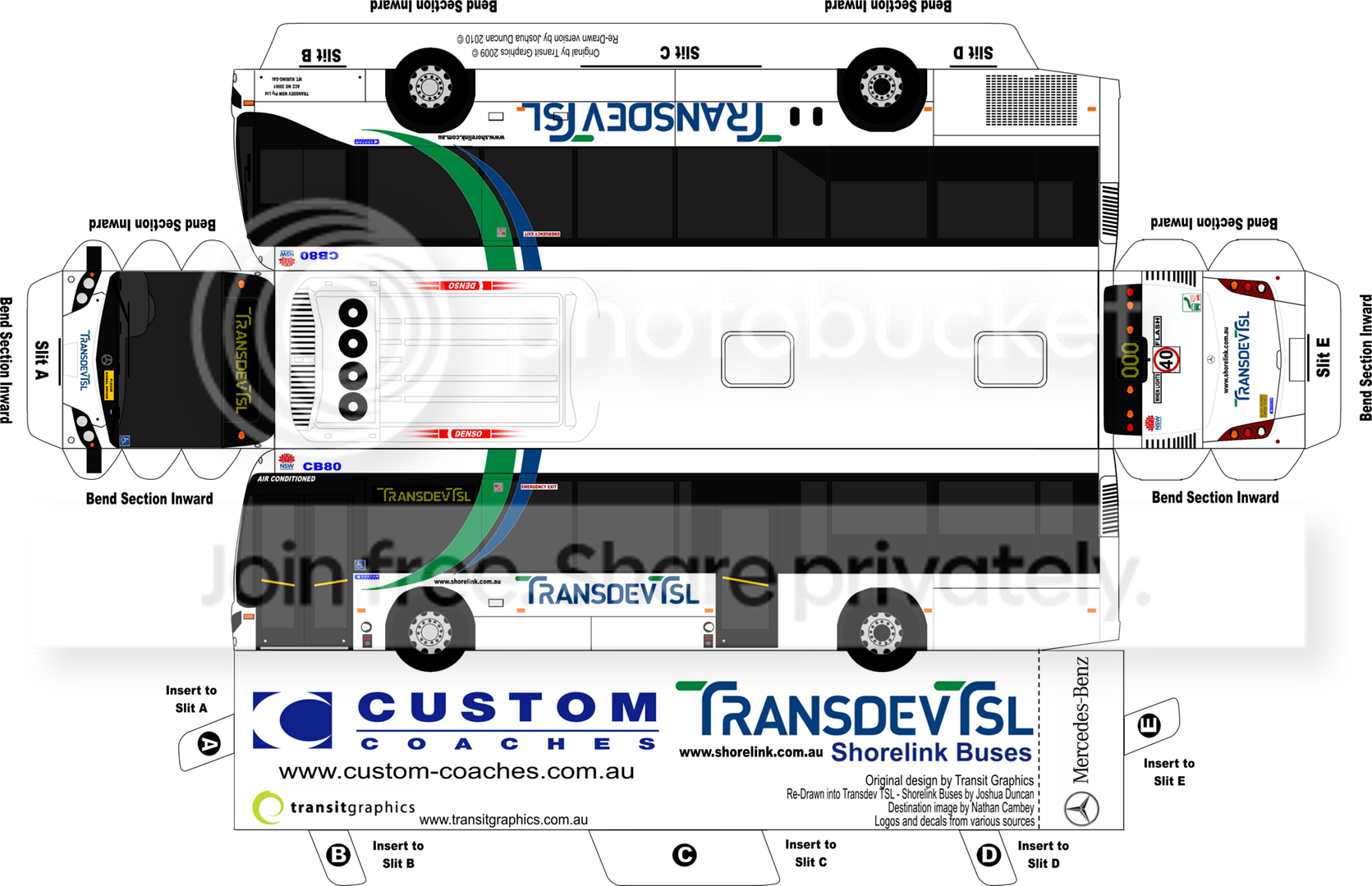 Transdev TSL CB80 (Redrawn TG model)
