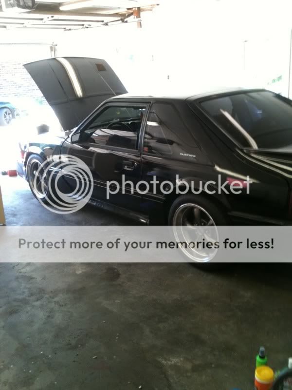 pics of foxbody's with 17x10.5 deep dish bullets and info please | Ford ...