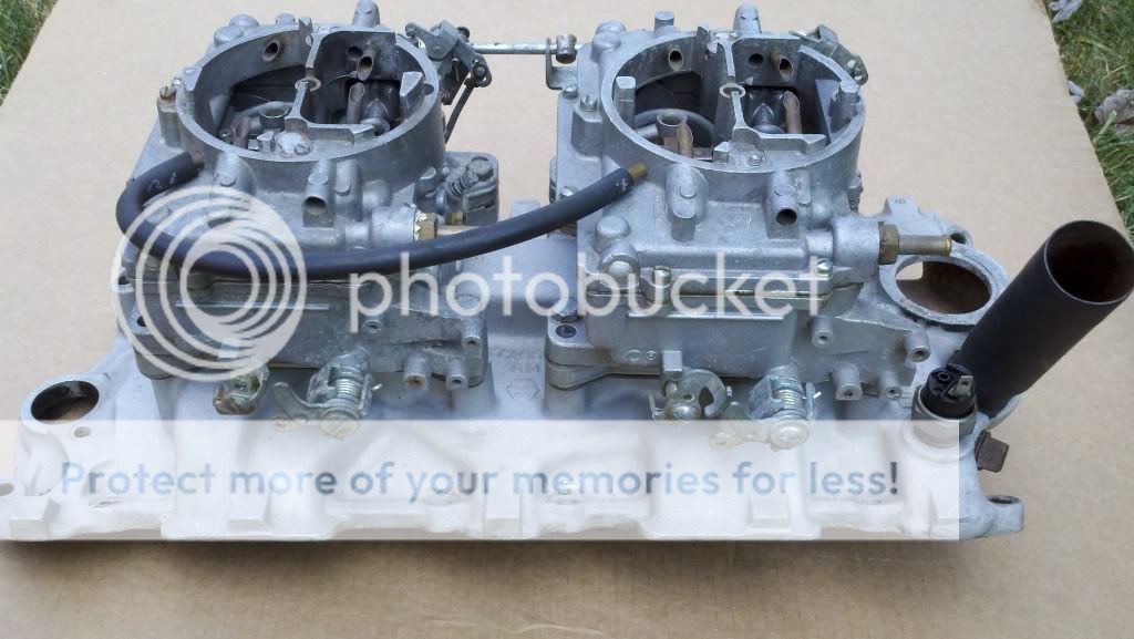 Original Dual 4-Barrel Intake w/ Carter AFB Carbs - CorvetteForum ...