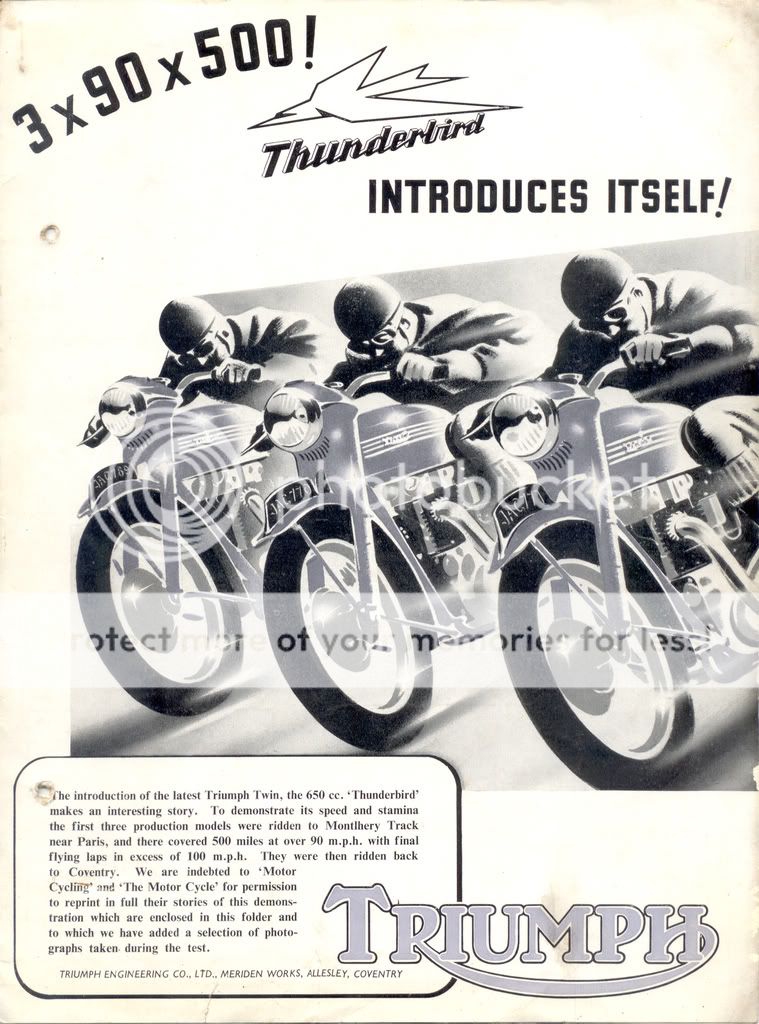 Just bought a 1950 Triumph thunderbird 6t project - Britbike forum